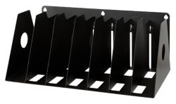 Rotadex A4 Metal Ring Binder Filing Rack Black by Viking