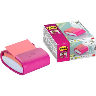 Post-it Z-Notes Dispenser PRO Fushi Colour with Super Sticky Z-Notes ...