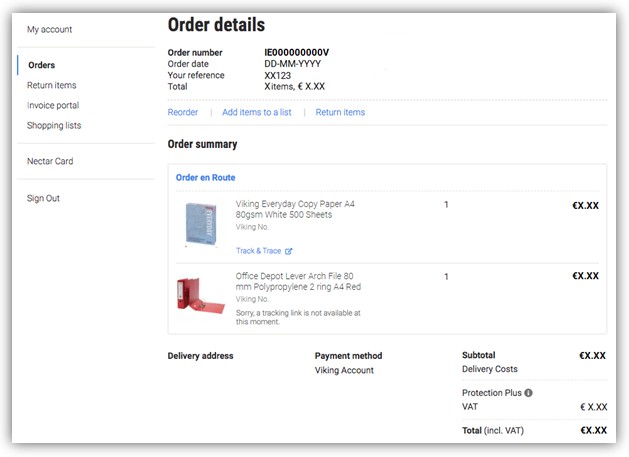 How can I view my order history and what do the statuses mean?