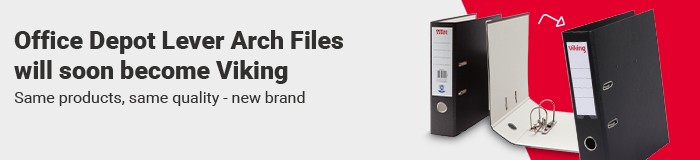 Ring Binders & Lever Arch Files - Red | Viking Direct UK